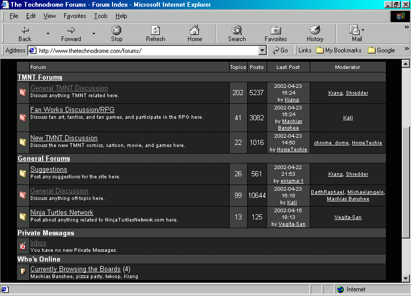 Color schemes? - The Technodrome Forums